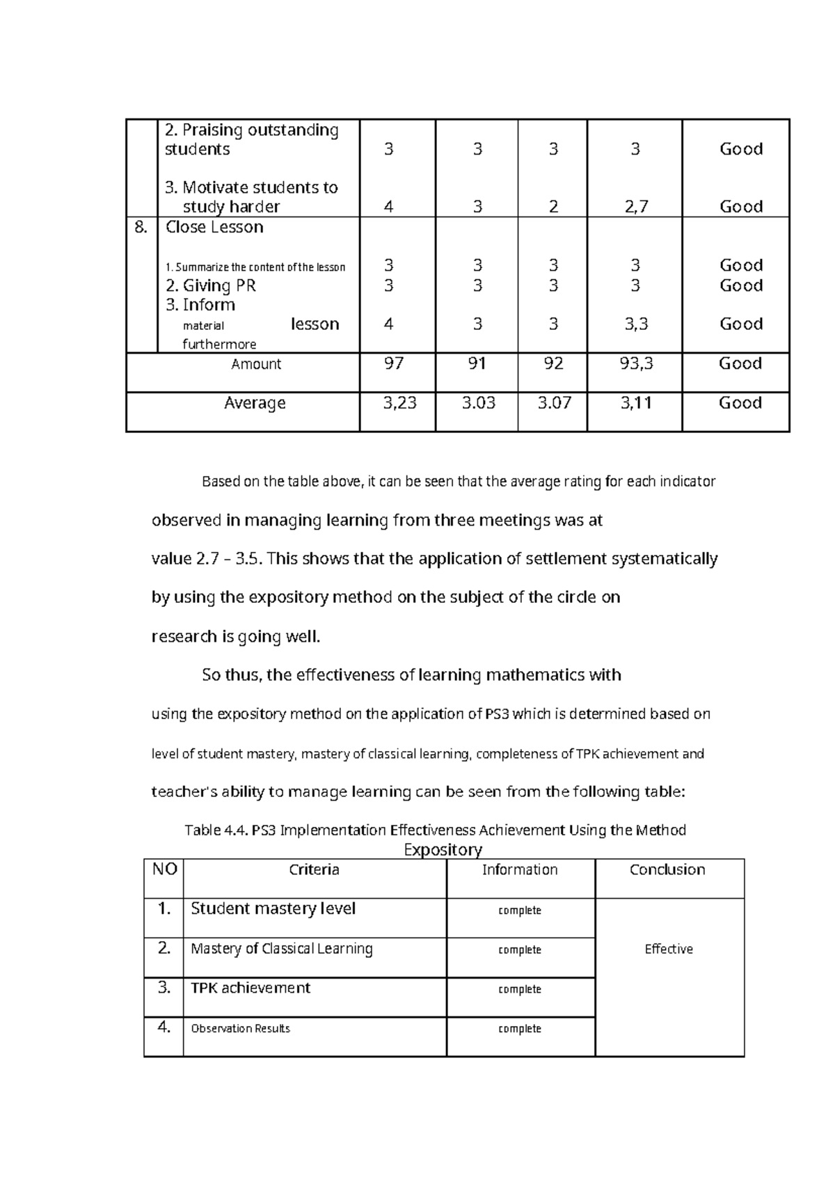 Math Notes-14 - Math Notes-14 - 2. Praising outstanding students 3 3 3 ...