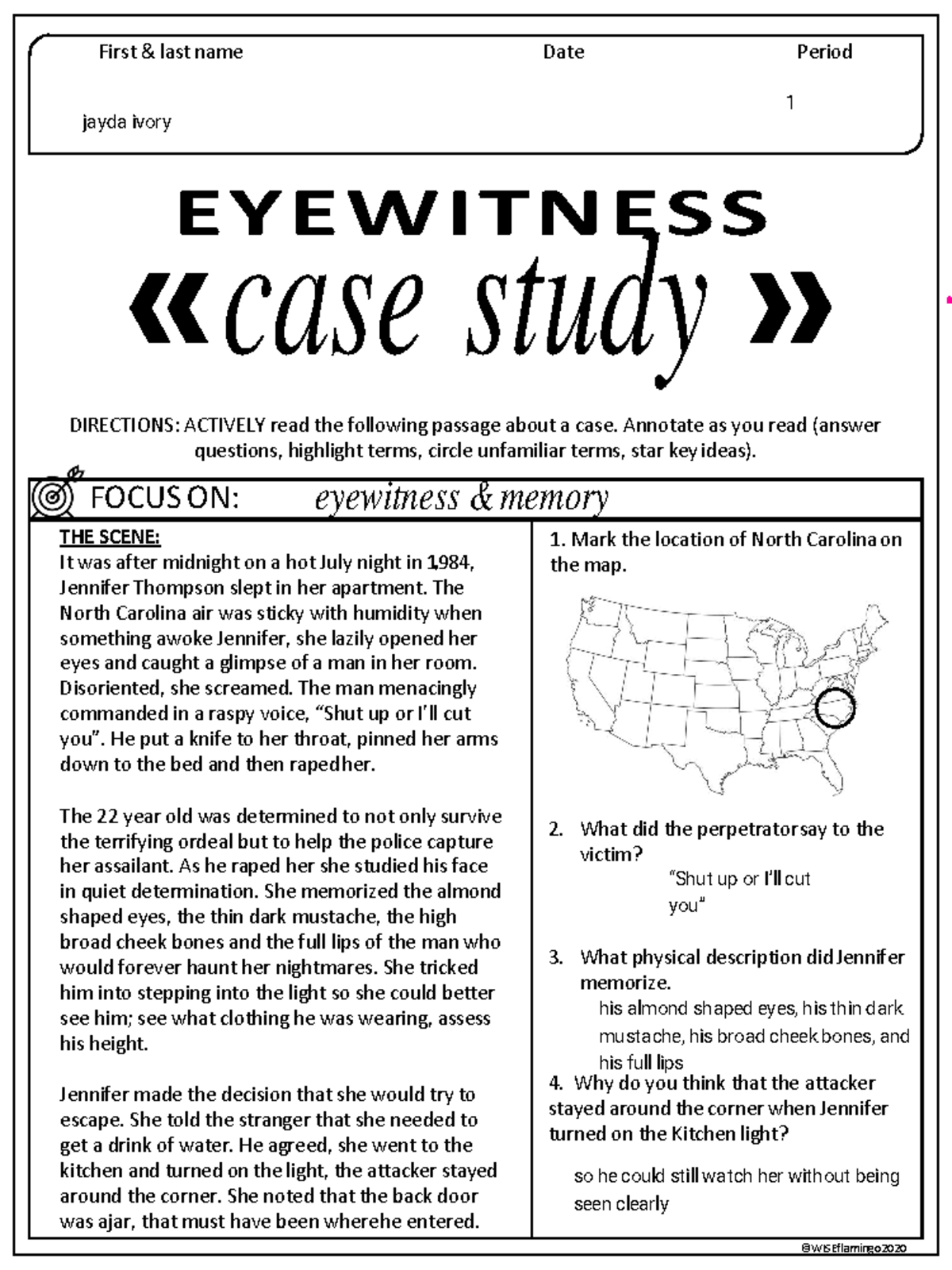 Kami Export - Jayda Ivory - Eyewitness Case Study 2 - case study First ...