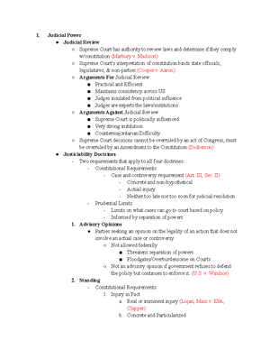 Constitutional Law Outline - 2 - Jones v. Mayer (1968) Racial ...