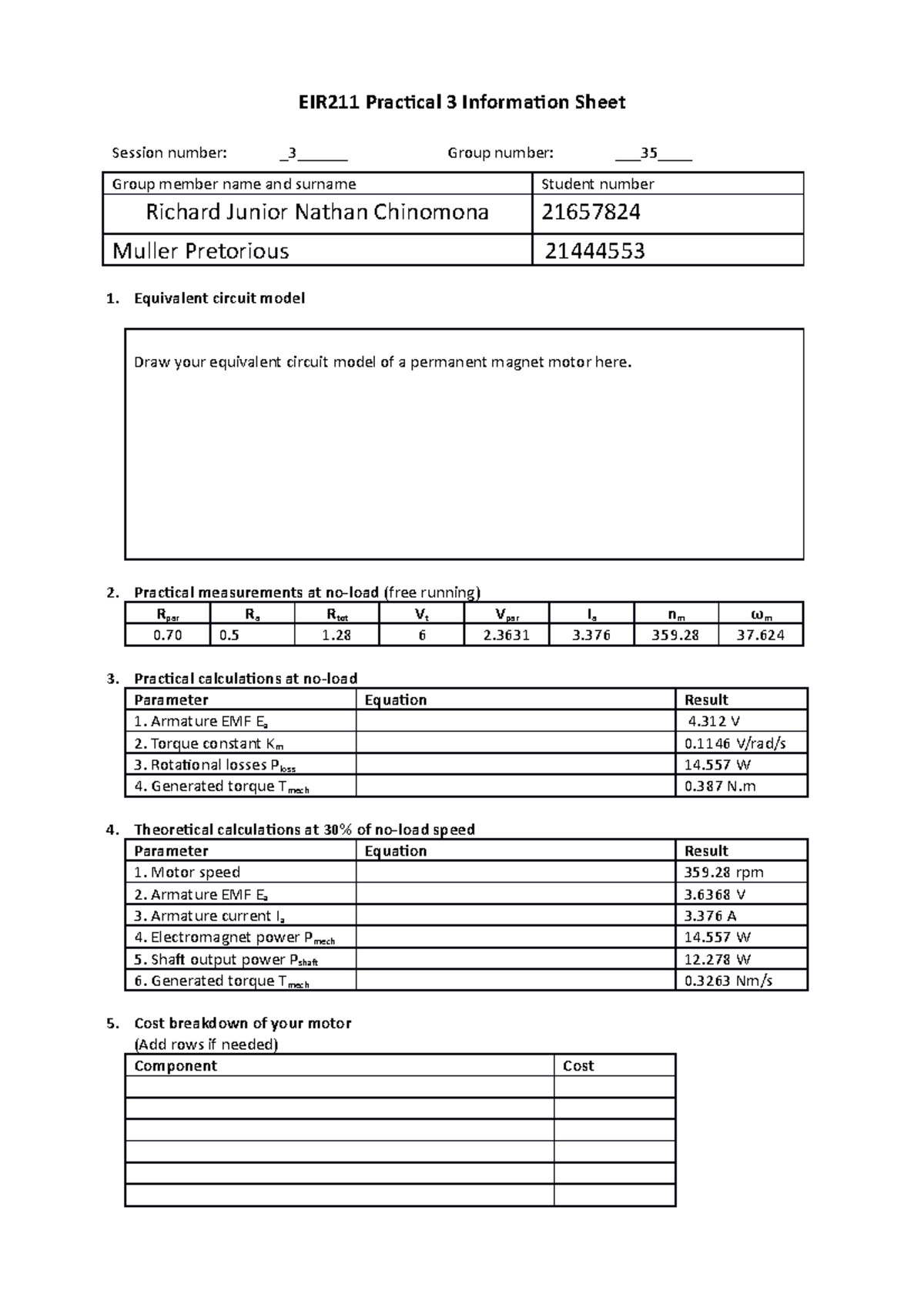 EIR2x1 Prac 3 Info Sheet Template - EIR211 Practical 3 Information ...