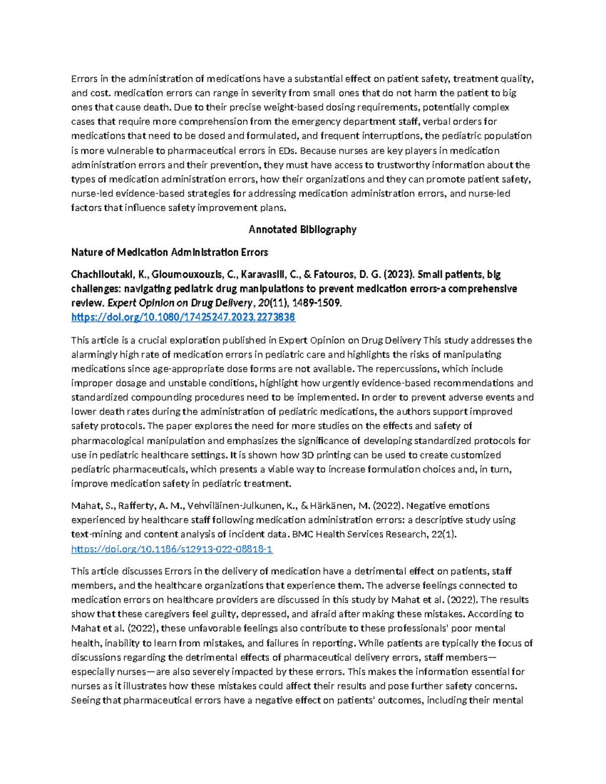 Medication administration errors significantly impact patients - Errors ...