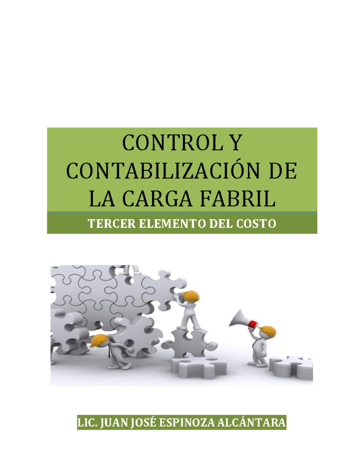 12. Control y Contabilización de la Carga Fabril - CONTROL Y ...