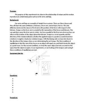 Lab report 5 Physics (Work and energy) - LAB SESSION 5: WORK AND ENERGY ...
