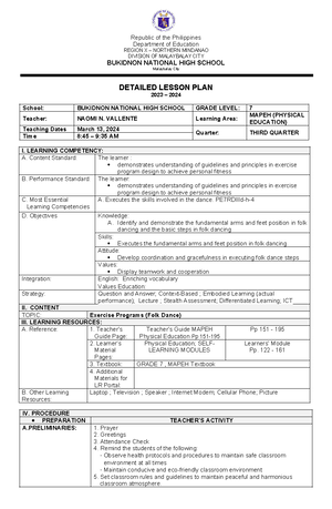 Gateway Drugs Health 4th Quarter Lesson Plan - Division Malaybalay City ...