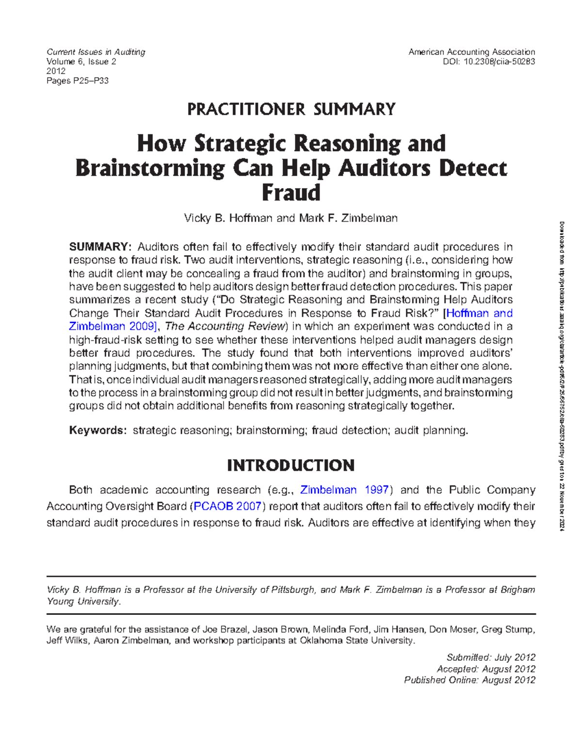 Ciia-50283 - jurnal tentang piutang - Current Issues in Auditing ...