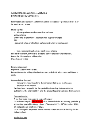 Sample Company Report accounting - Company Report: The Card Factory ...