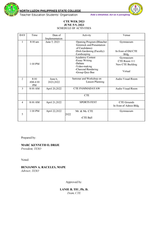 Nstp 1 - Kinds of NSTP components - National Service Training Program ...