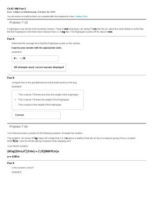 CH 06 HW - Chapter 6 Physics Homework for Mastering - CH 06 HW Due: 3 ...