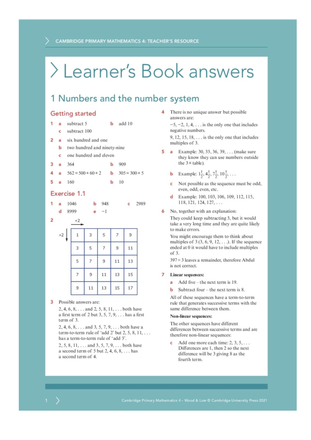Grade 4 Maths Learner BOOK Answers - Studocu