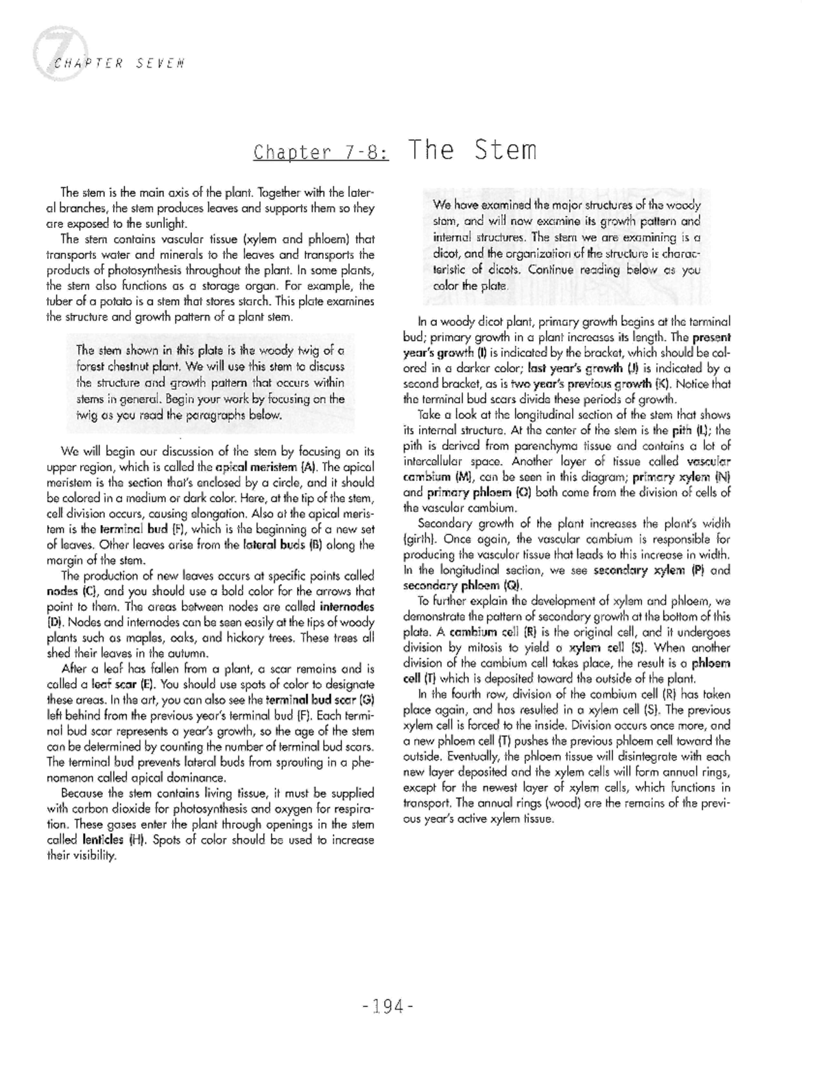 The Stem - Written summaries of colouring images. Use to review key ...