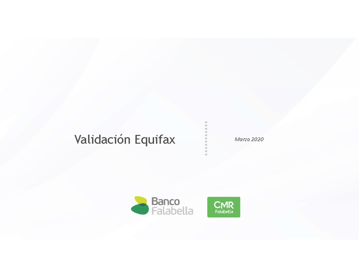 Validación CON Equifax 072020 - Equifax a través de Gooogle chrome ...