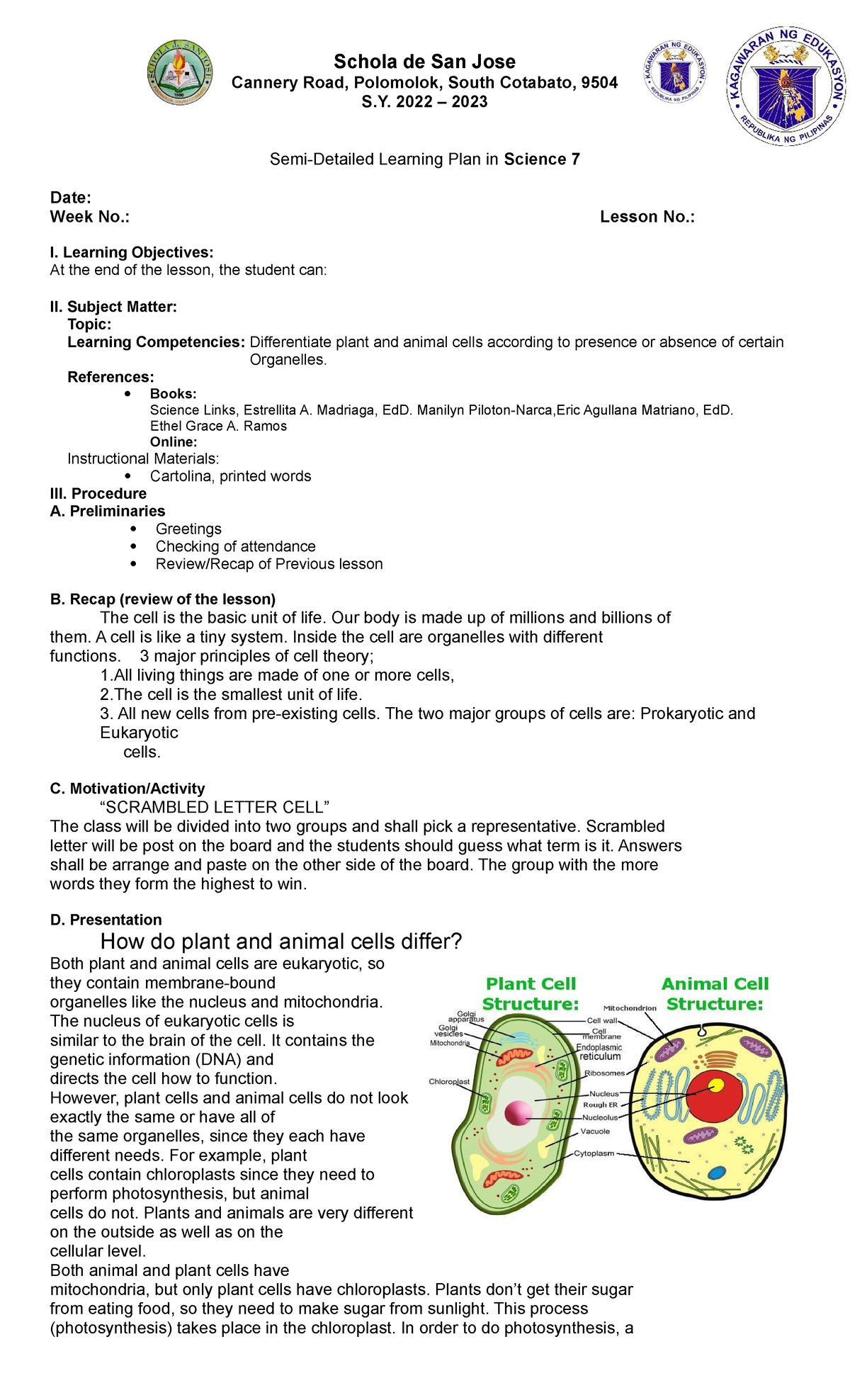 LP Science 7 Q2-W4 - wegtsgs - Schola de San Jose Cannery Road ...
