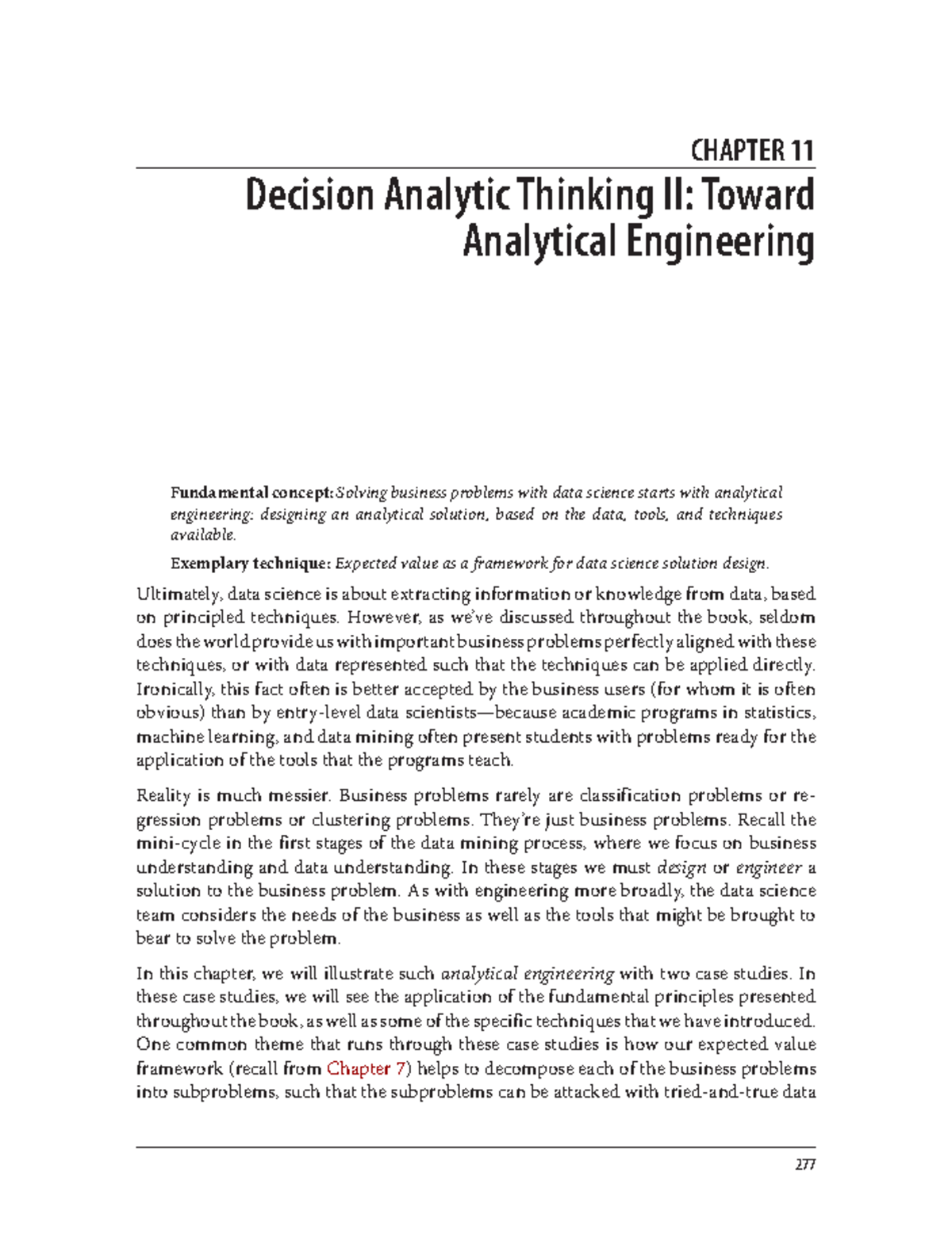 Data Science For Business What You Need To Know About Data Mining And Data Analytic Thinking