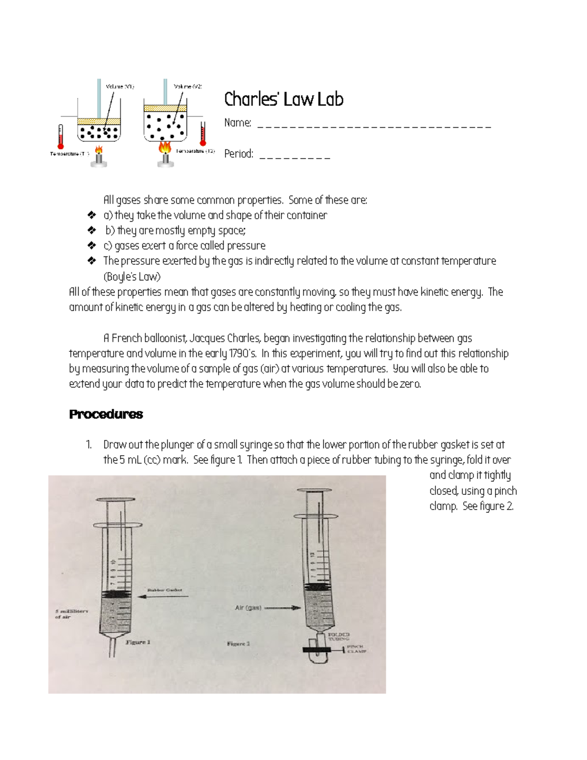 Charles+Law+Lab - lab - Charles’ Law Lab Name ...