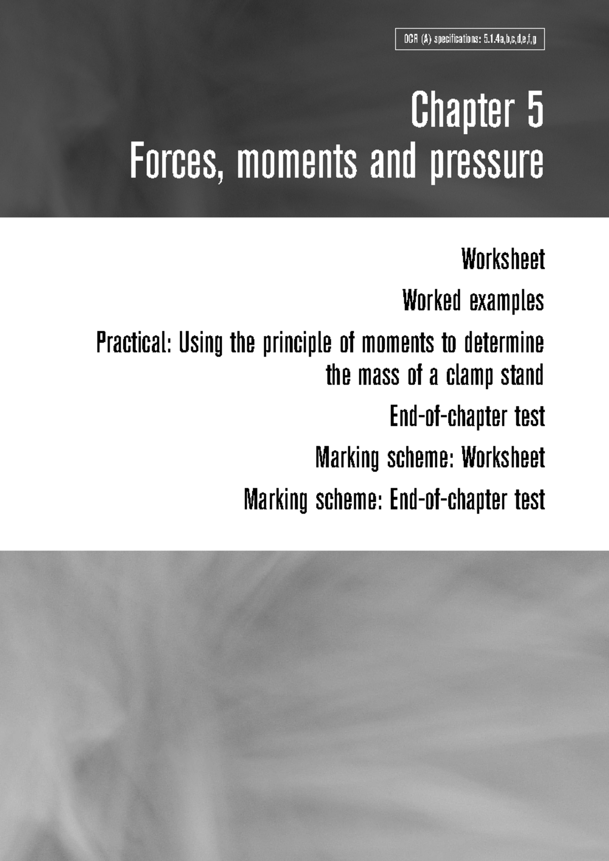 Forces moments and pressure[ 128] - Worksheet Worked examples Practical ...