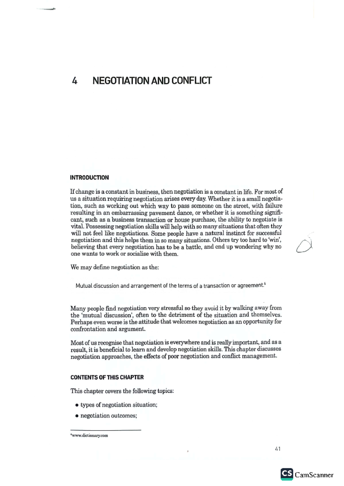 Negotiation-AND- Conflict - Word Formation Processes - Studocu