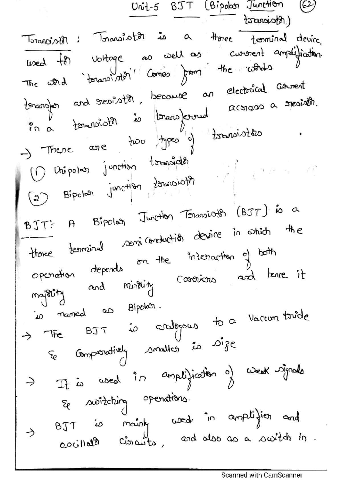 Unit-2 - very useful for regular and backlog preparation... - Analog And Digital Electronics ...