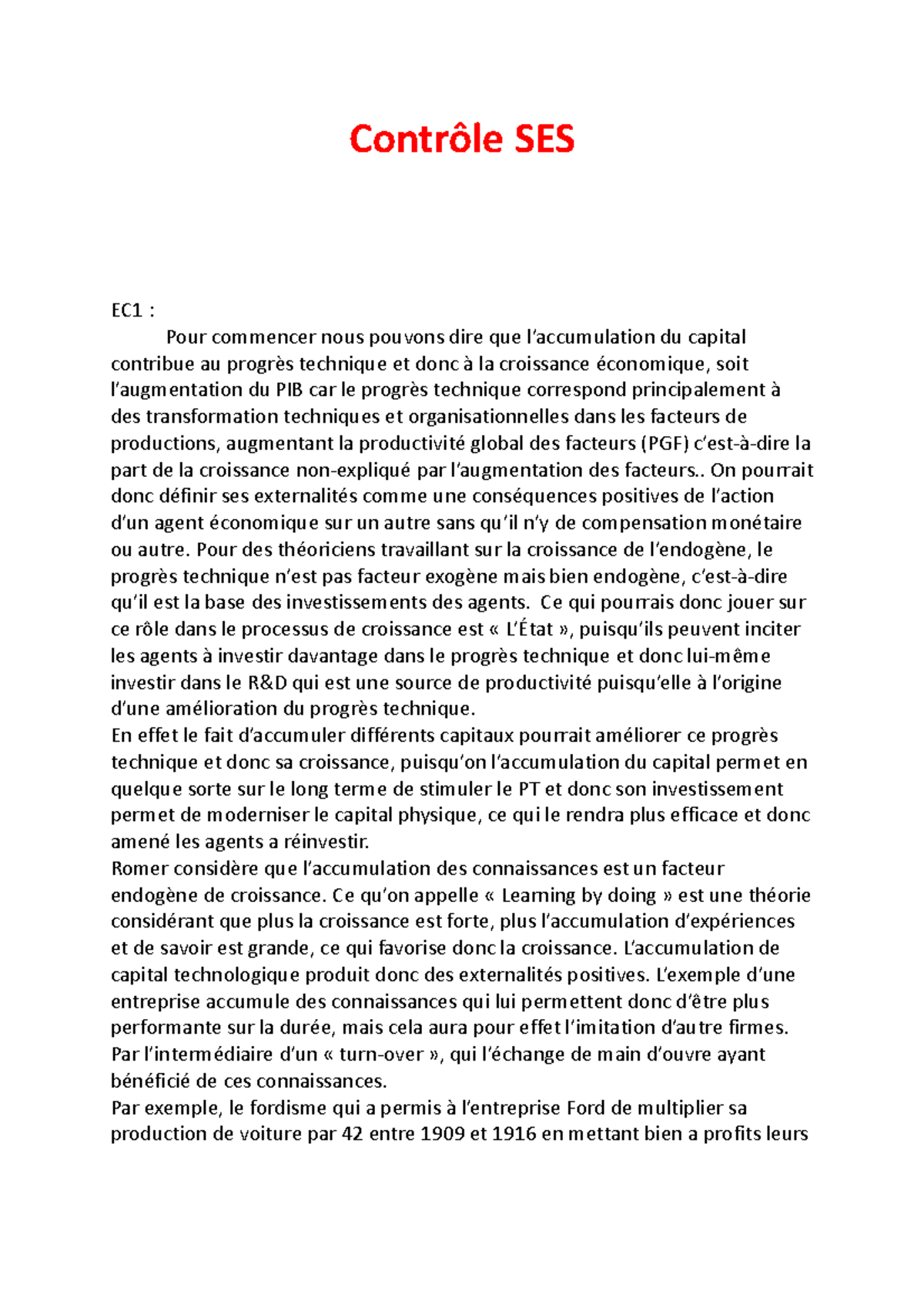 Quels sont les sources et les défis de la croissance économique ...