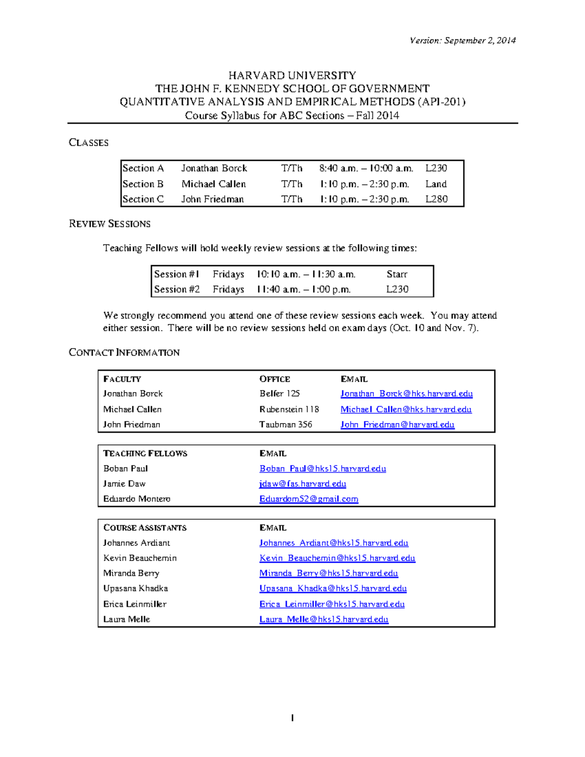 Api-201b - syllabus - HARVARD UNIVERSITY THE JOHN F. KENNEDY SCHOOL OF ...