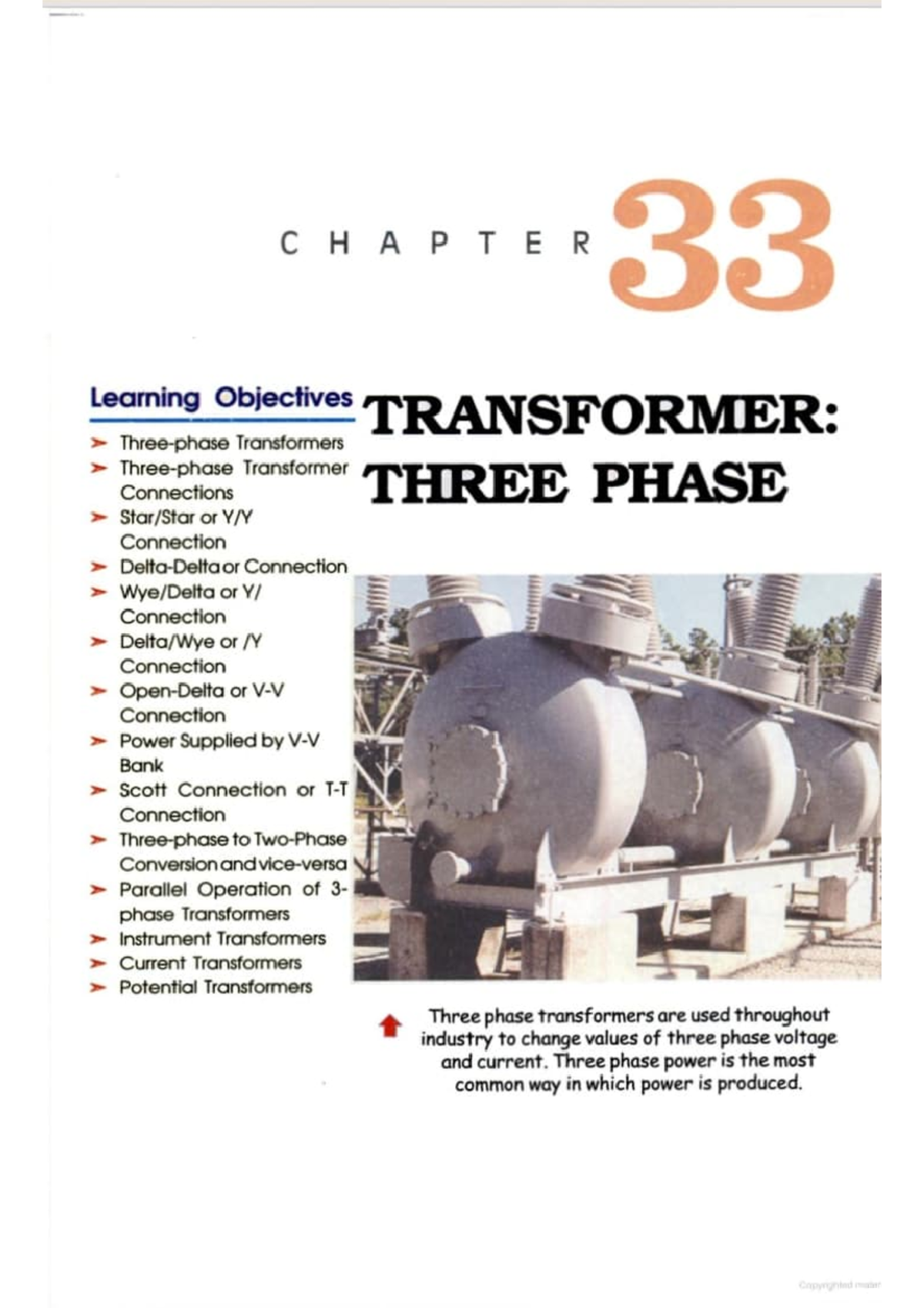 3 Phase Transformers Amondi IDAH - Bsc. Electrical and Electronic engineering - Studocu