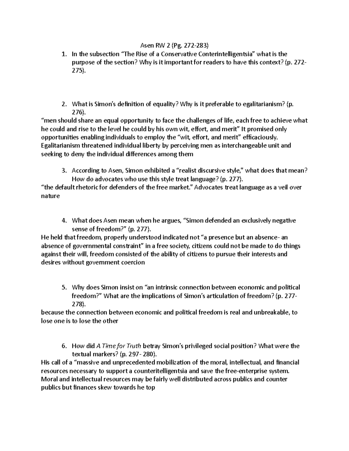 Asen RW 2: Rise of a Conservative Definition of Equality Discursive ...