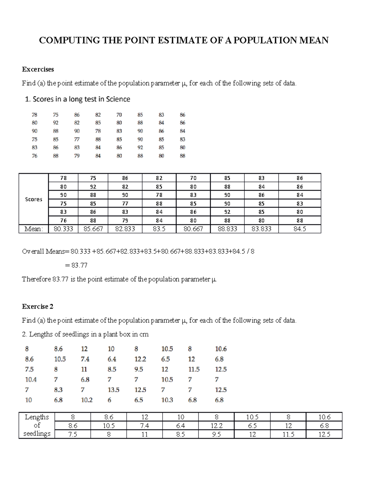 Statandprob 4th AS1 - Answer key to Statistics and probability grade 11 ...