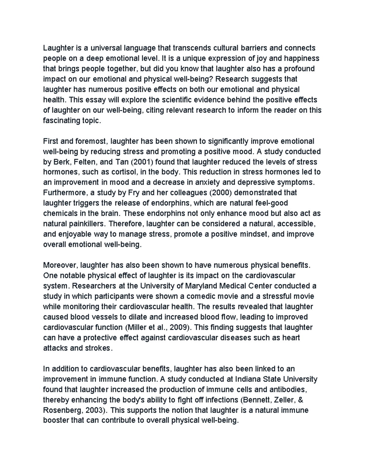 Untitled document - mnn - Laughter is a universal language that ...