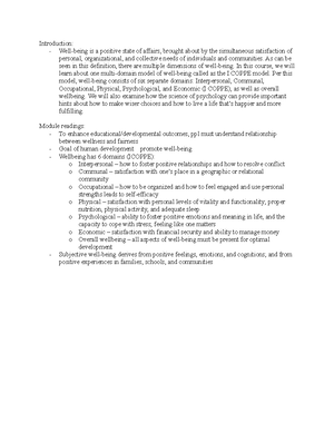 Module 1 notes - Introduction: - There are many concepts related to our ...