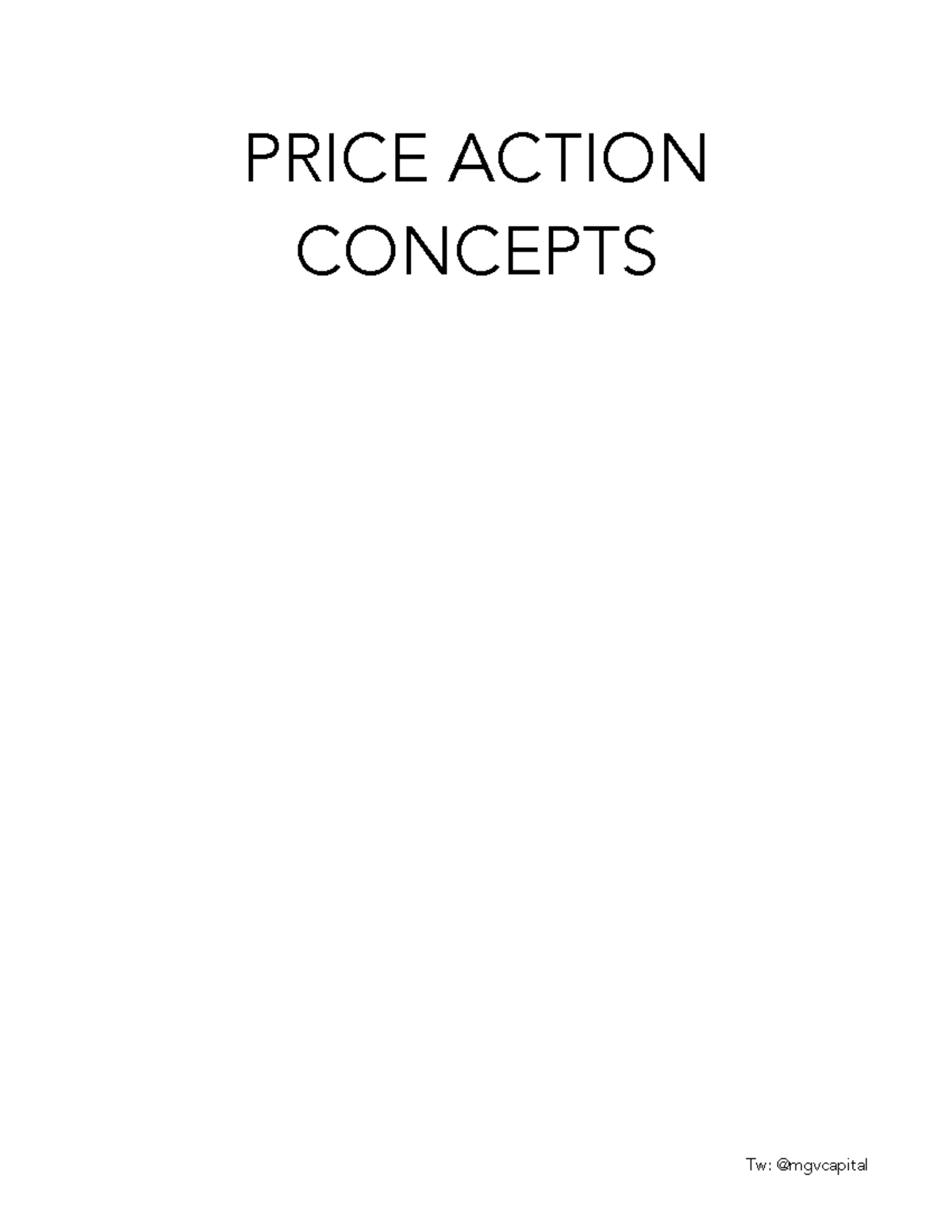 Price Action Concepts PRICE ACTION CONCEPTS Price Action Price Action