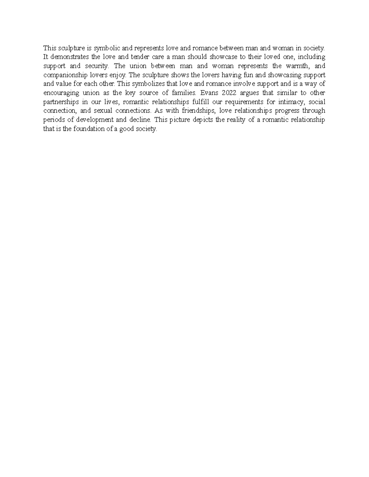 Symbolic - Study materials - This sculpture is symbolic and represents ...