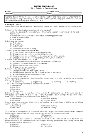 UCSP Exam - Final - UCSP - Republic of the Philippines DEPARTMENT OF ...