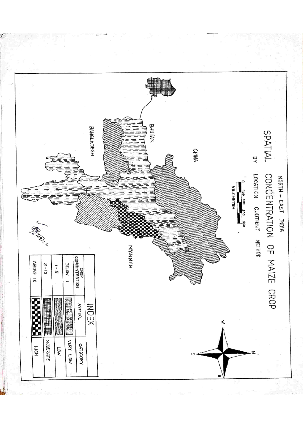 Practical of map - NORTH EAST INDIA SPATIAL CONCENTRATION OF MAIZE CROP ...