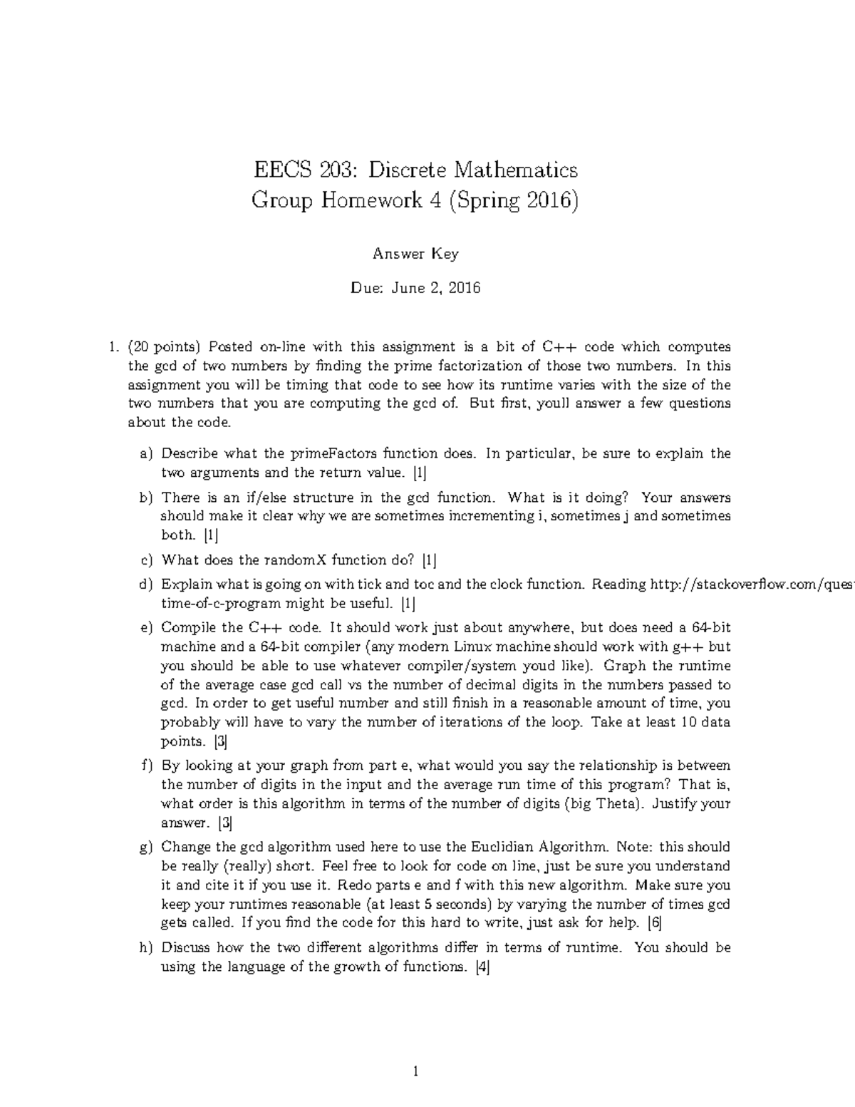 EECS203 SP16 ghw4 ans - EECS 203: Discrete Mathematics Group Homework 4 ...