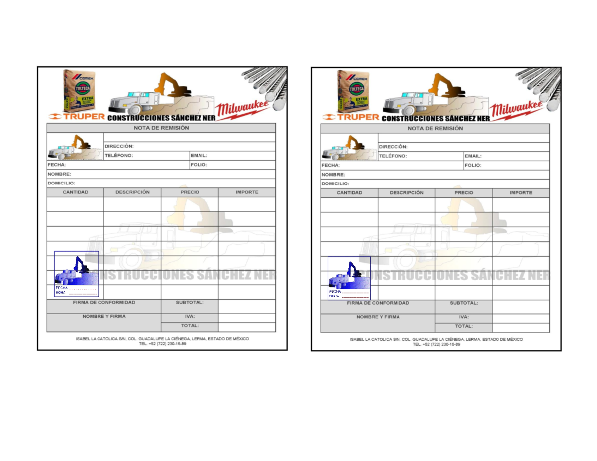 Notas rem - CEMEX CEMEX TOLTECA TOLTECA EXTRA EXTRA Milwaukee Milwaukee ...
