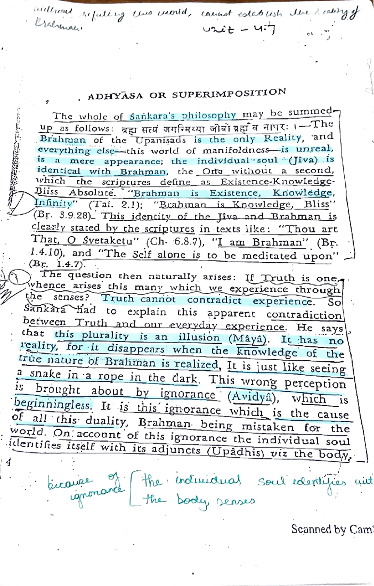 Adhyasa - Indian theory of consciousness - ' ,," 'L , "'.vt },' 1'., J ...