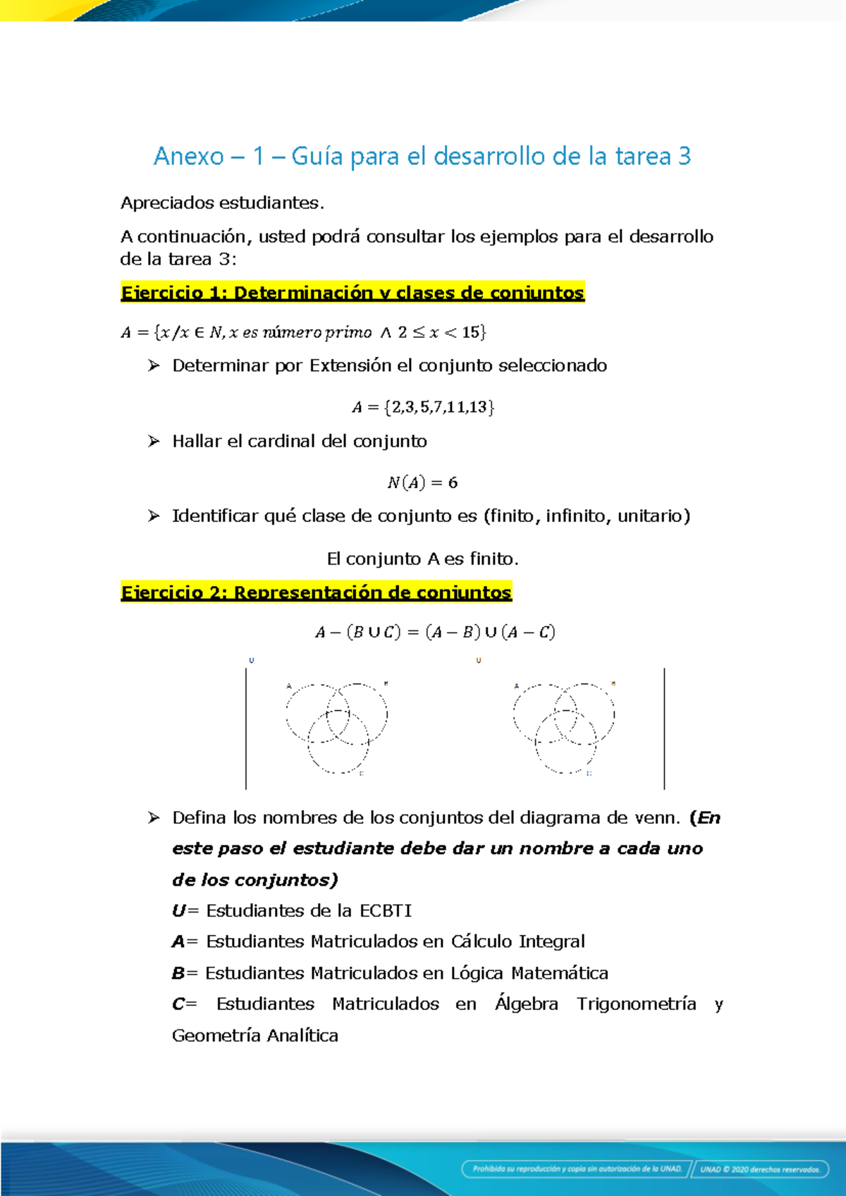 Anexo – 1 – Guía para el desarrollo de la tarea 3 - Anexo – 1 – Guía para el desarrollo de la ...