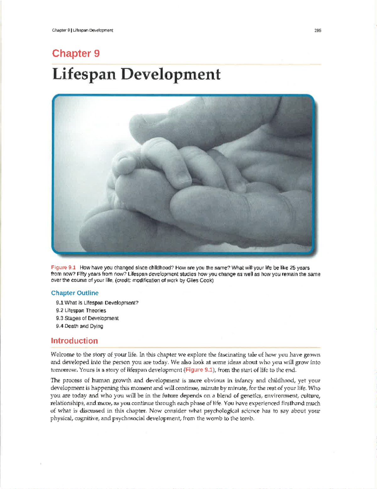 Chapter 9 - Textbook pages - PSY 100-03 - Studocu