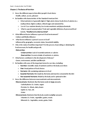 Nutrition Focused Physical Assessment/Exam case Study - caseNUTR 2361 ...