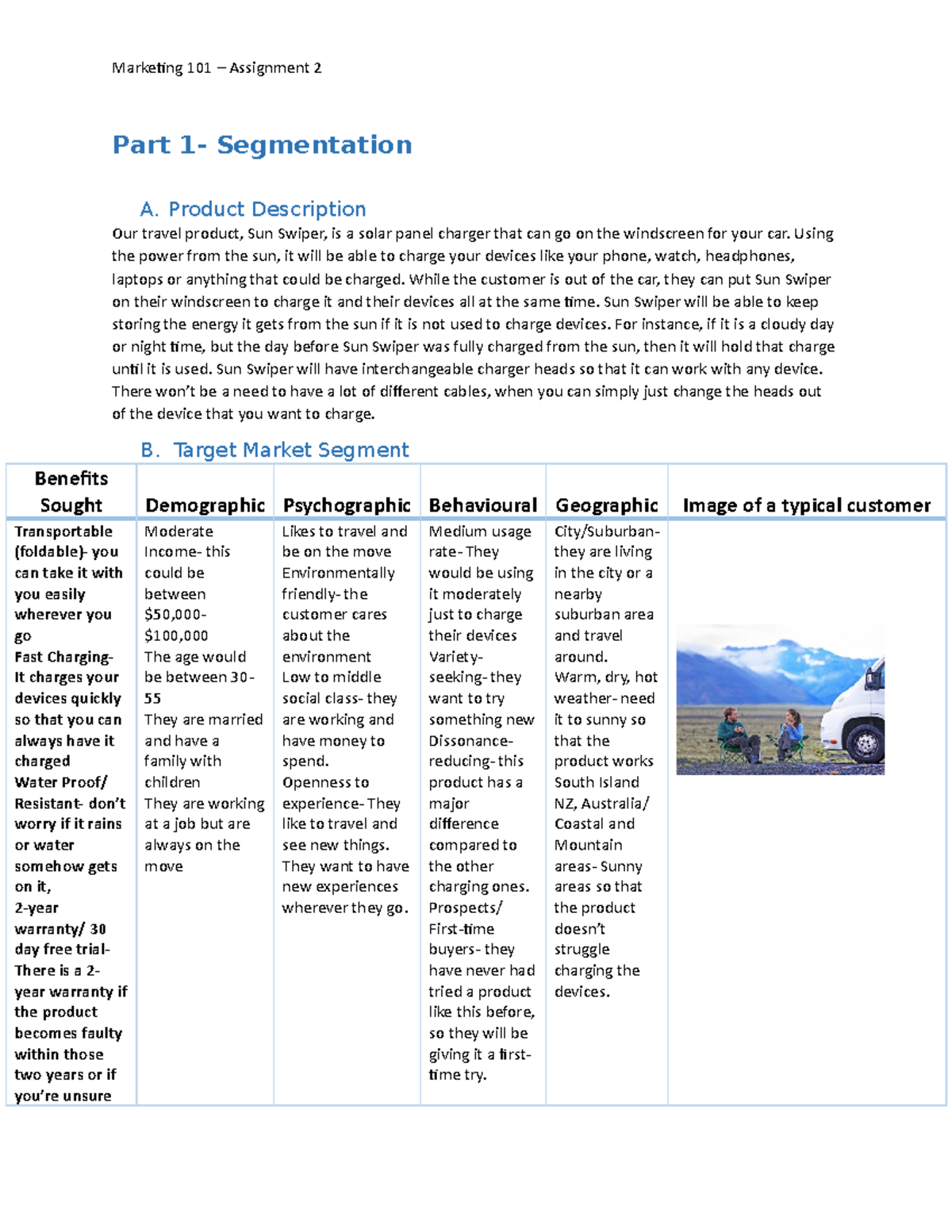 Assignment 2 - Part 1: Segmentation (35 Marks) First, identify and ...