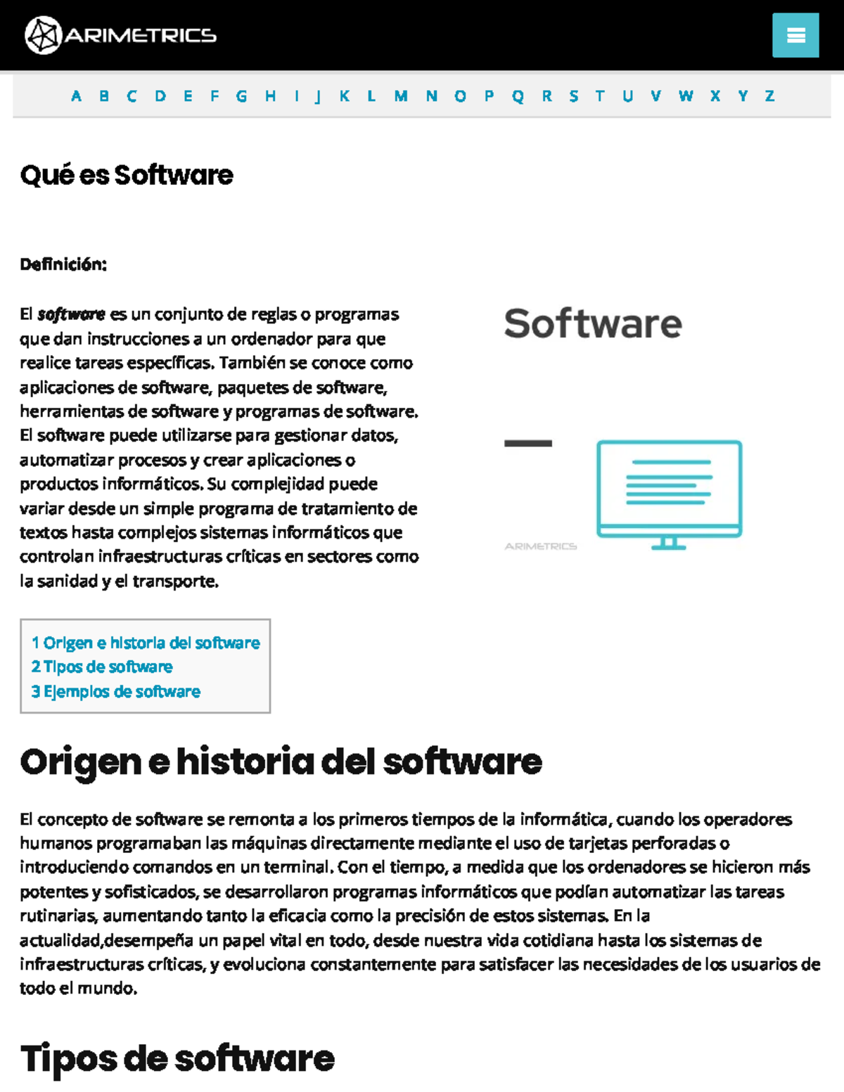 Qué es Software - Definición, significado y ejemplos - A B C D E F G H ...