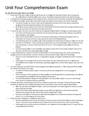 ASL YEAR 1 - Unit 3 Vocabulary List - ASL-A131 - IUPUI - Studocu