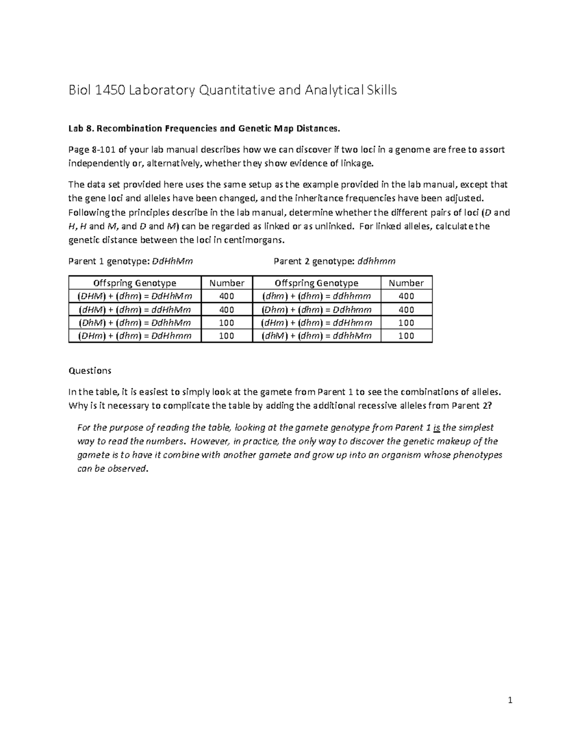 Lab 8 Quantitative Skills With Solutions Warning Tt Undefined Function 32 Warning Tt
