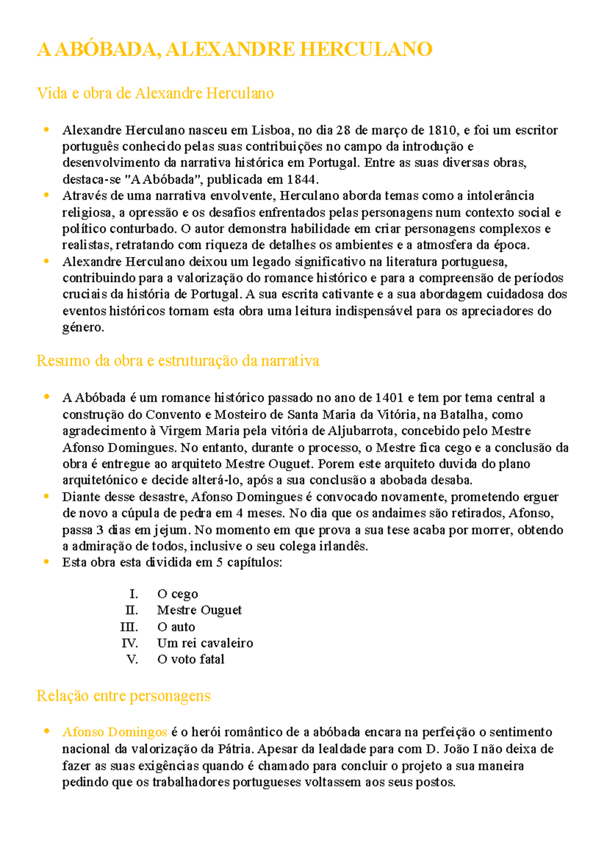A Abóbada - A ABÓBADA, ALEXANDRE HERCULANO Vida e obra de Alexandre Herculano Alexandre ...