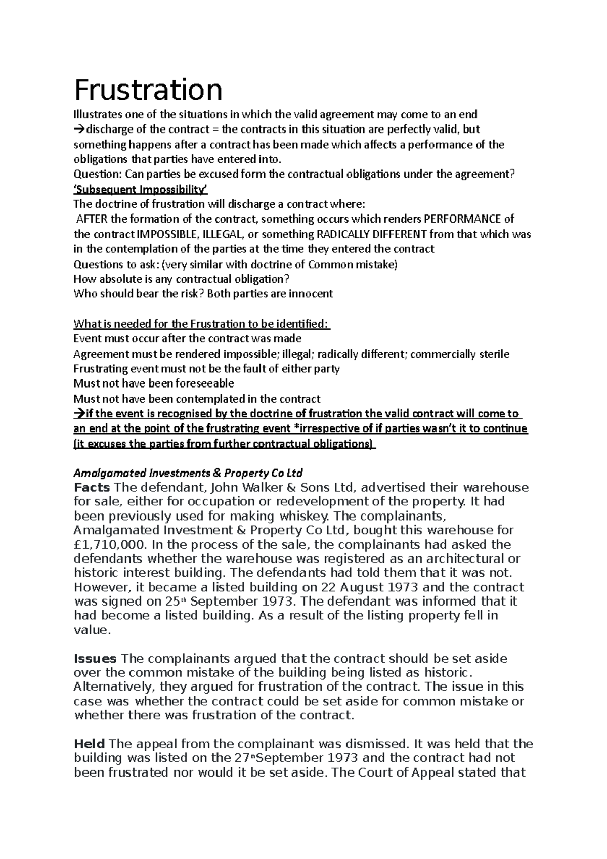 Frustration - Lecture notes - Frustration Illustrates one of the ...