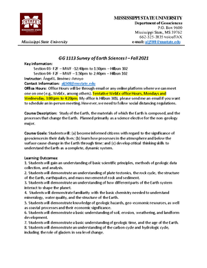 Study Guide 1 - Intro to Gaia Hypothesis A) Define Course thesis ...
