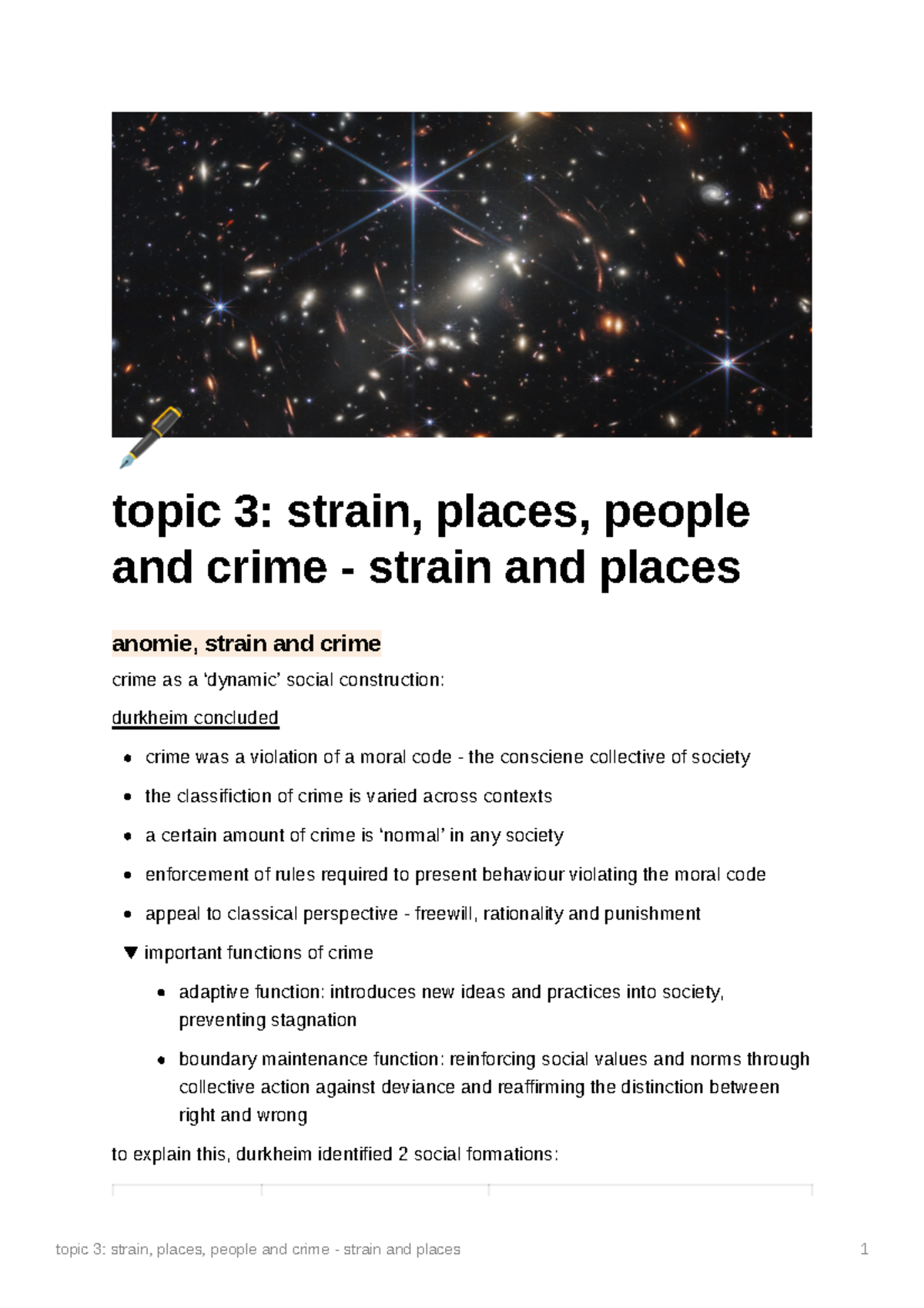 Topic 3 strain places people and crime - strain and places - topic 3 ...
