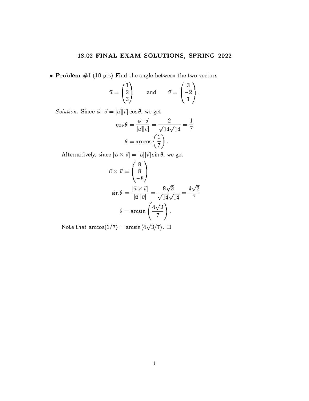 Final-solutions - Solutions to weekly Problem Set, a Focus on building ...