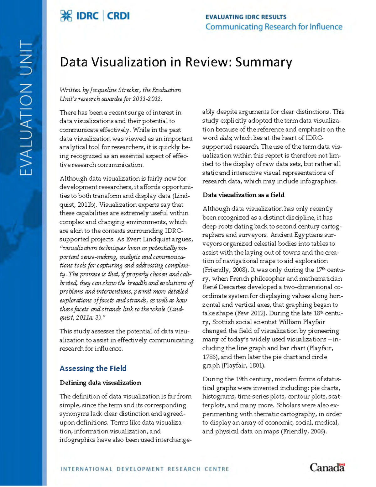 Data visualization in review summary report - Data Visualization in Review: Summary Written by ...