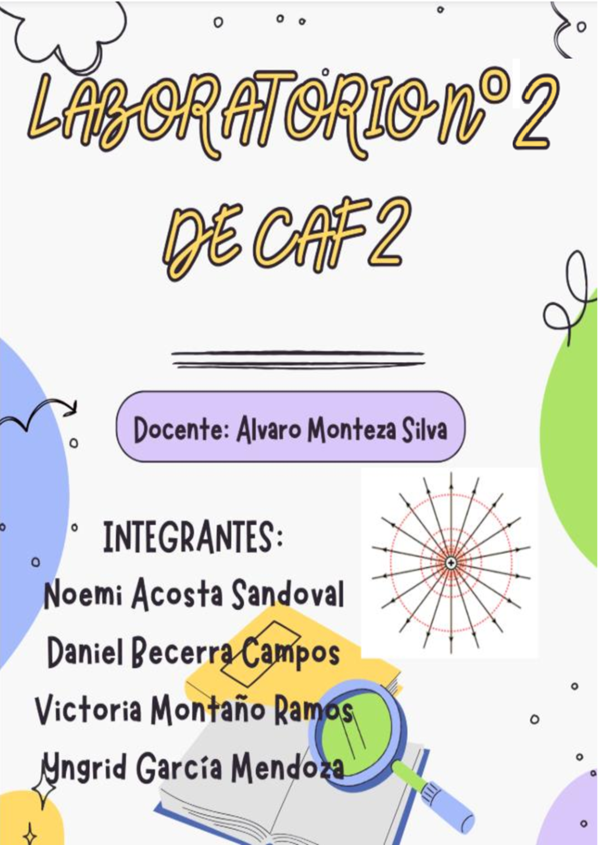 LAB 2 - CAF 2 - 1. Fundamento Físico Condensador El condensador es un artefacto que retiene ...