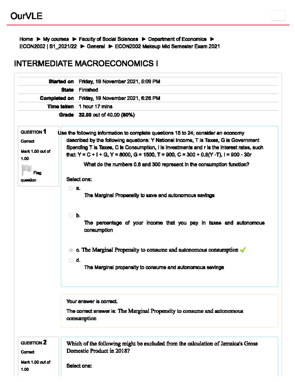 Midterm Econ - Practice mcq - Macroeconomics 1 - Studocu